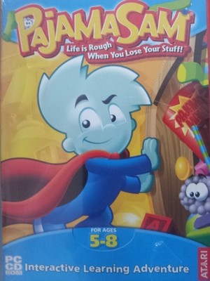 PAJAMA SAM LIFE IS ROUGH WHEN YOU LOSE YOUR STUFF PC MAC GAME FOR KID ...