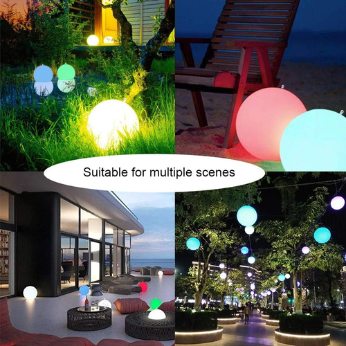 Floating Inflatable LED Glowing Ball Color Changing Lights | eBay