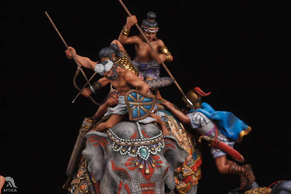 Indian Elephant Alexander the Great Painted Tin Toy Soldier Pre-Sale ...