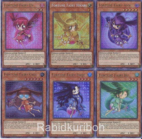 Yugioh Fortune Fairy Set - Hikari Hu Swee Chee En Ann - Secret Ultra ...