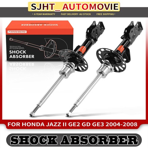 2x Shock Absorber Front Left & Right for Honda Jazz II GE3 GD GE2 FWD ...