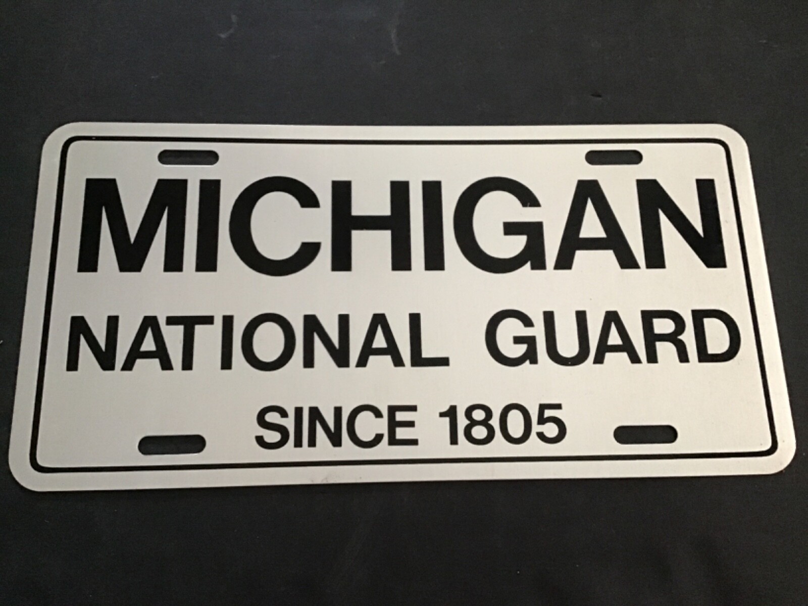 Michigan National Guard since 1805 License Plate Booster | eBay