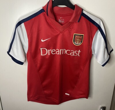 Vintage Arsenal FC 2000-2002 Home Football Shirt- Youth Size M- SEGA ...