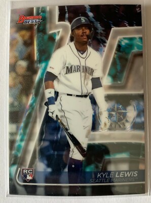 2020 BOWMAN BEST KYLE LEWIS SEATTLE MARINERS #31 BASE ROOKIE CARD MINT ...