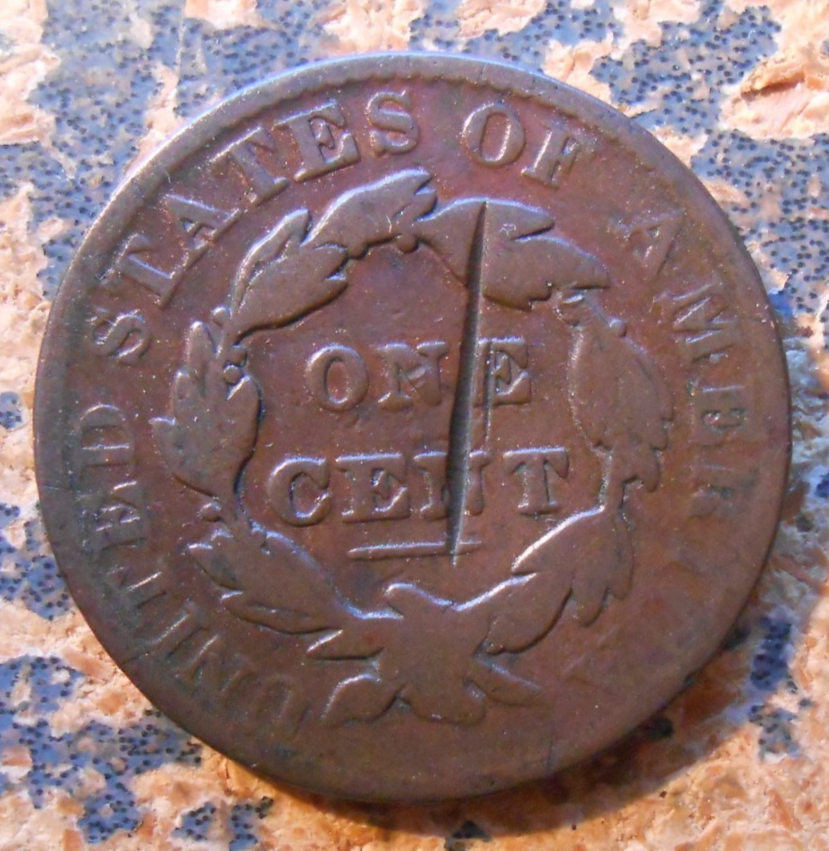 1830 CORONET LARGE CENT BENT/DAMAGED COIN FREE SHIPPING | eBay