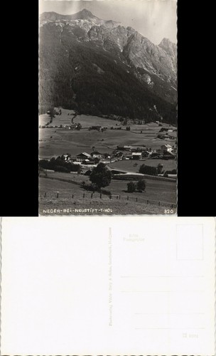 Ansichtskarte Neder (Gemeinde Neustift) Panorama Ansicht, Tirol 1960 ...