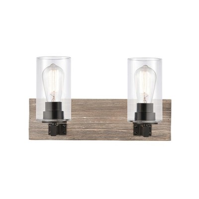 Innovations Diego 2 Light LED Vanity 2W 4452, BK 2W - 424-2W-BK-G4452 ...