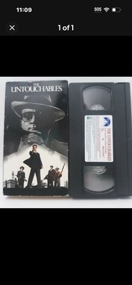 The Untouchables VHS Tape 1990 Like New Kevin Costner Sean Connery ...