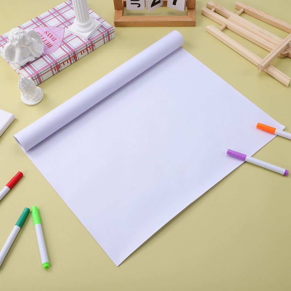 Recycled White Drawing Paper Roll 45cm Width 5m Length Sketch Paper | eBay