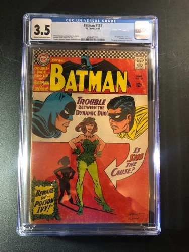 Batman #181 CGC 3.5 Silver Age 1966 Carmine Infantino+ KEY+ 1st Poison ...