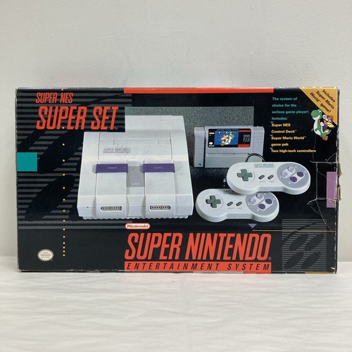 Super Nintendo SNES Console Super Set Box Only NO CONSOLE or Inserts | eBay