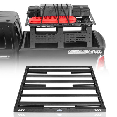 Truck Cap Rack Platform Rack Truck Bed Cargo Carrier for Ford Ram ...