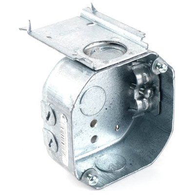 (4) Raco Octagon Electrical Box w J Wood Stud-Flush Bracket Knockout ...