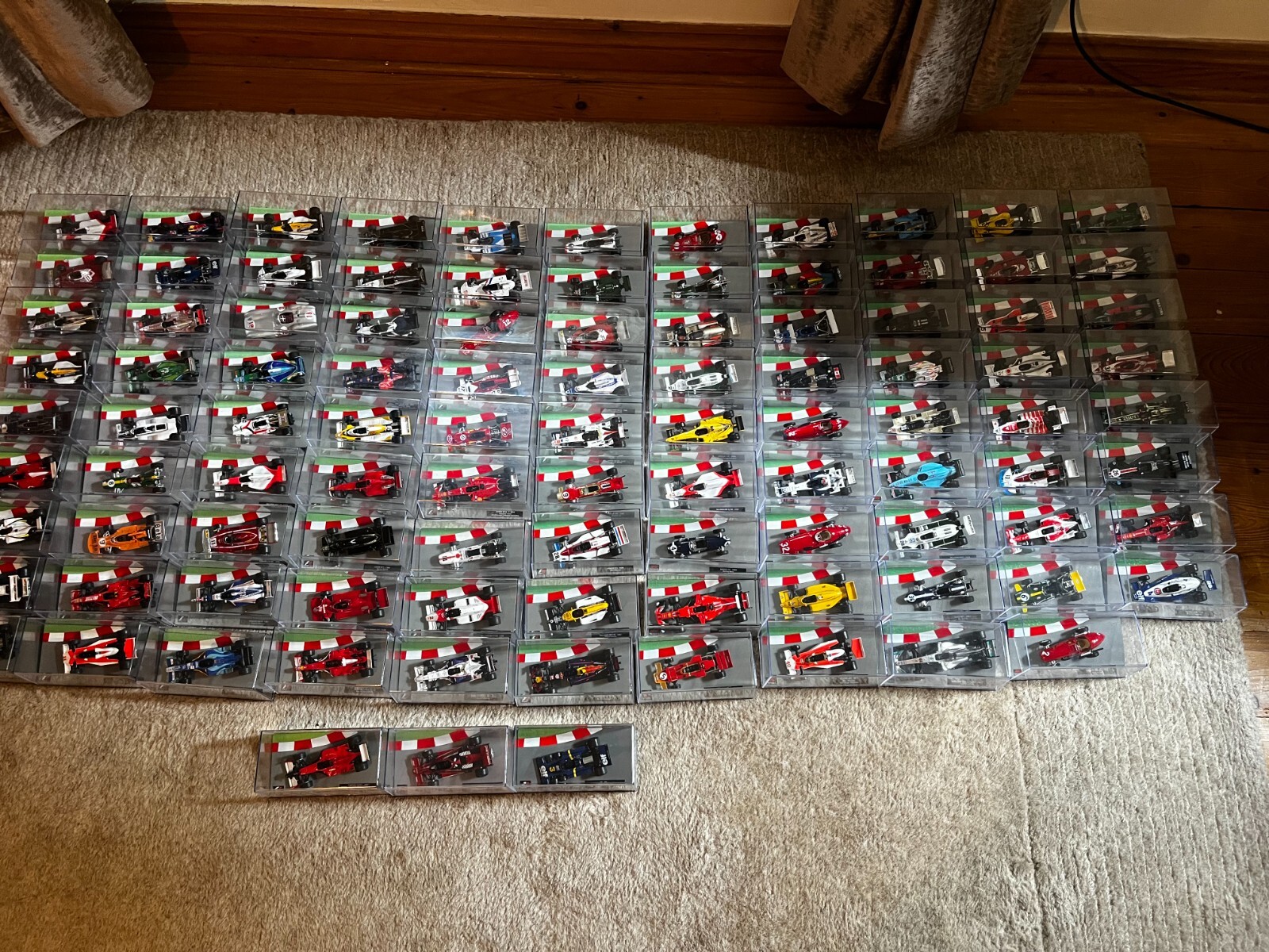 Panini F1 Car Collection Models 1-98 Including Booklets +3 Bonus Cars ...
