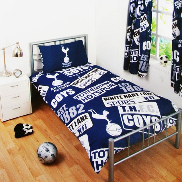 Tottenham Hotspur FC Duvet Pillow Case Quilt Cover Single Boys Spurs ...