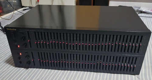Technics SH-8075 Stereo Graphic Equalizer Audio AC100V Black Used From ...