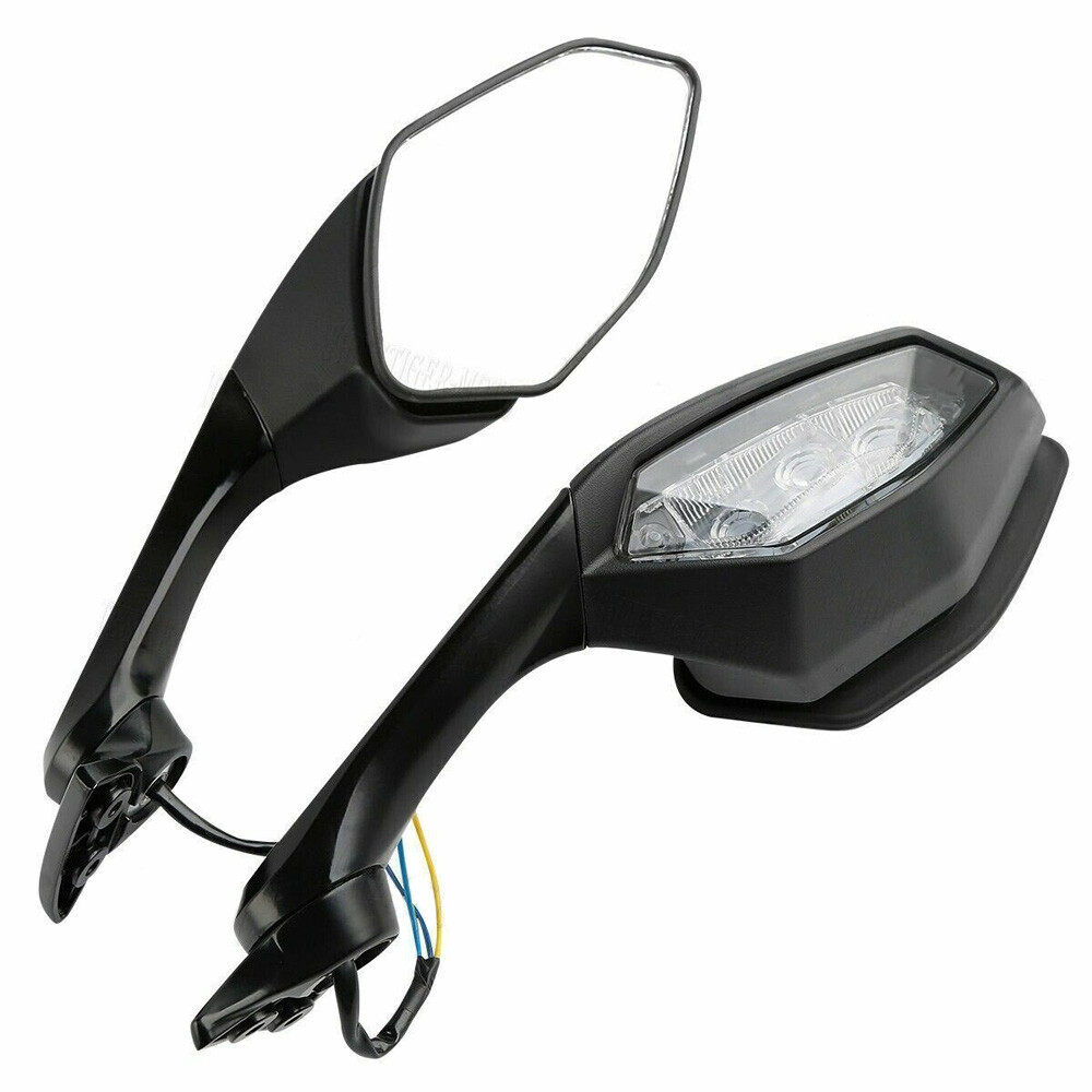 Rearview Side Mirrors Adjustable Motorcycle Black Fits For Yamaha YZF ...