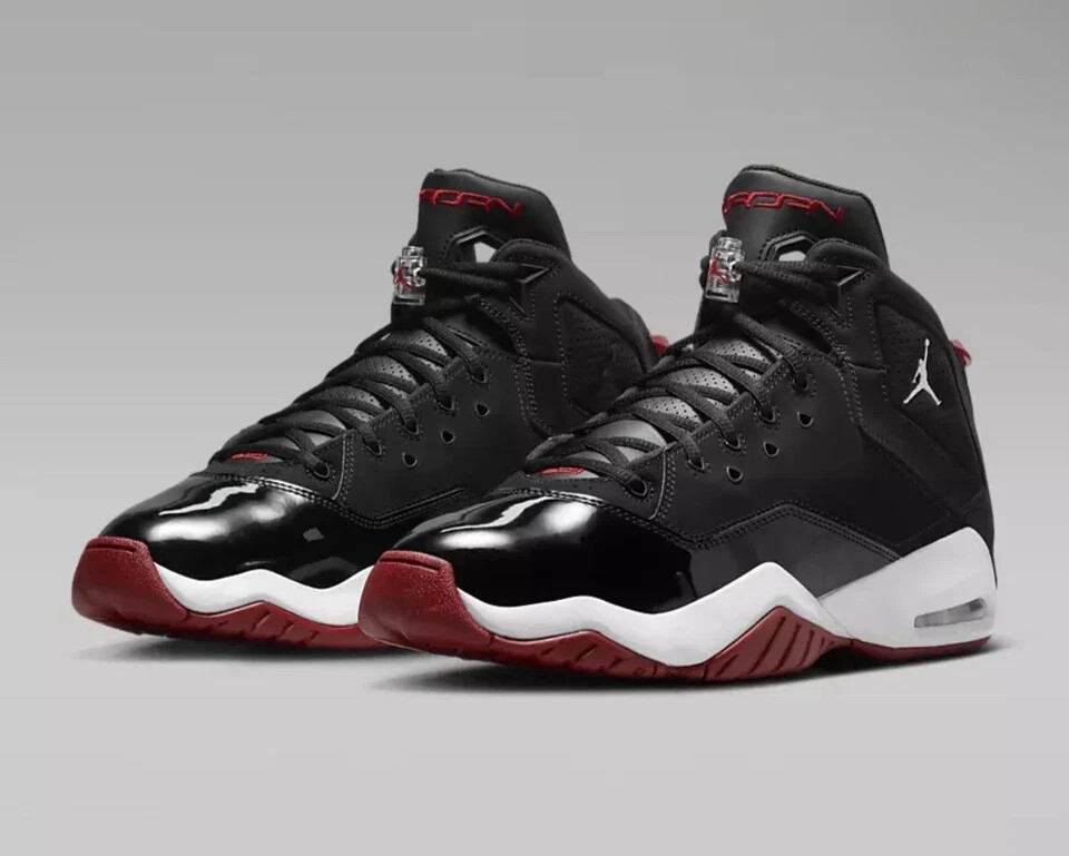 Nike Air Jordan B'Loyal Black White Gym Red Sneakers 315317-026 Mens ...
