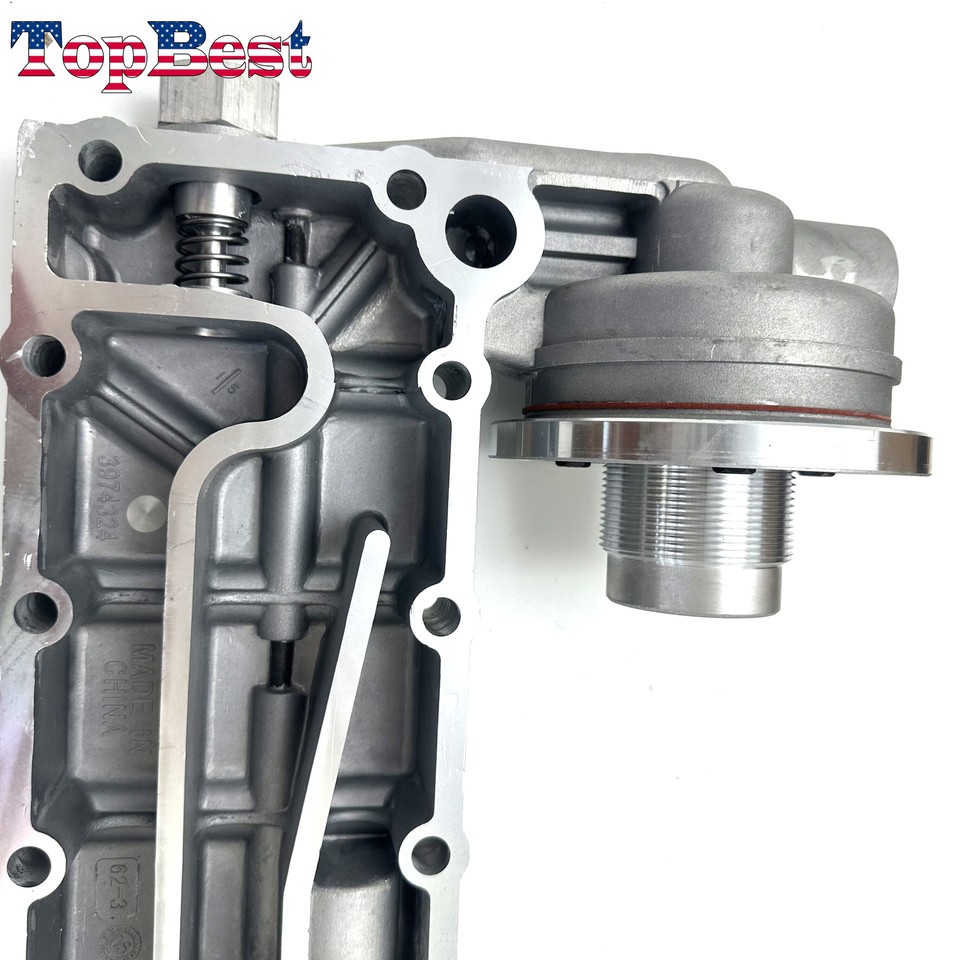 New Oil Cooler Cover Filter Head 3974325 for Cummins 6CT ISC QSC 8.3 ...