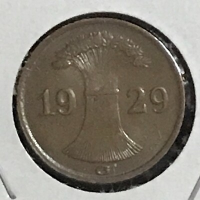 Germany Pfennig KM 37 Brn Unc 1929 G | eBay