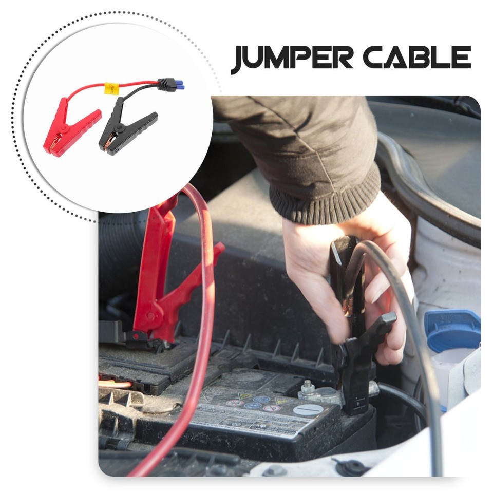 Clamp Jumper Cable Booster Connector for Universal Car Battery | eBay ...