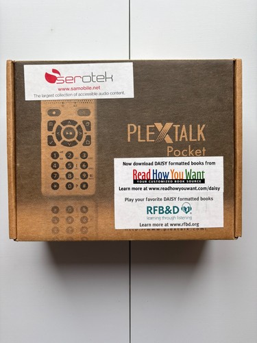 Plextalk Plextor Pocket PTP1 Black Portable Plex Daisy MP3 Player | eBay