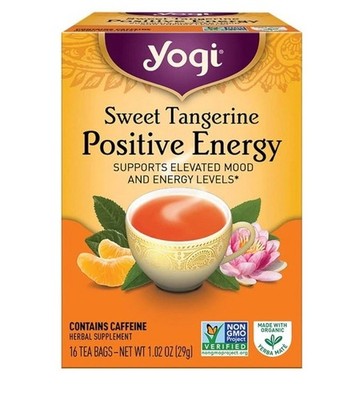 Yogi Tea - Sweet Tangerine Positive Energy Tea - 16ct | eBay