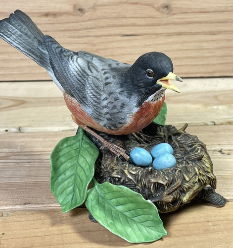 1989 Lenox American Robin Garden Bird Collection Fine Porcelain ...