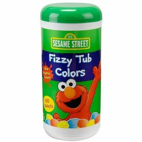 Sesame Street Fizzy Tub Colors Water Coloring Tablets 2x 150 Count 10. ...