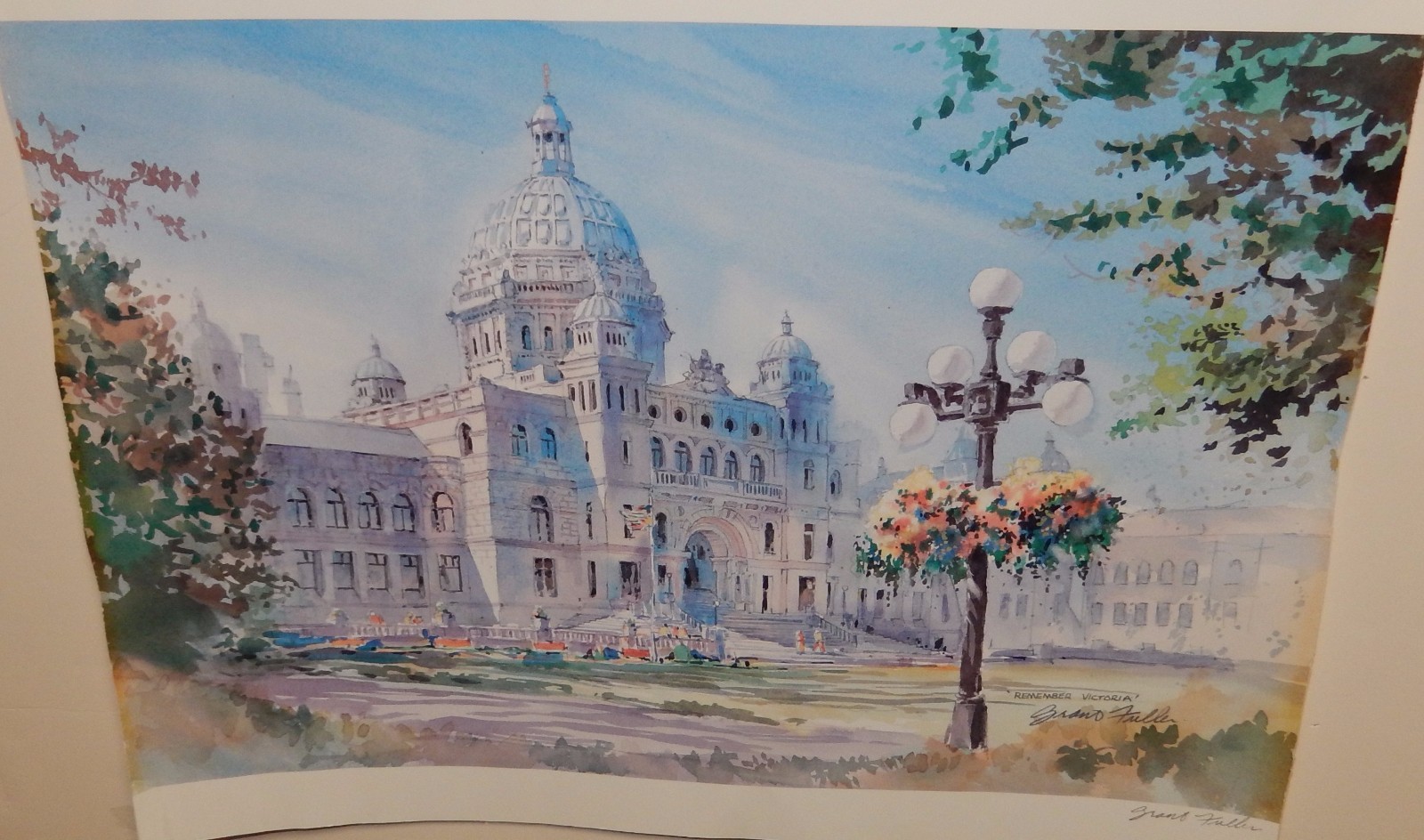 GRANT FULLER "REMEMBER VICTORIA" HAND SIGNED LITHOGRAPH | eBay