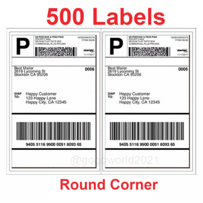 Inkjet Labels - Full Sheet Clear Labels