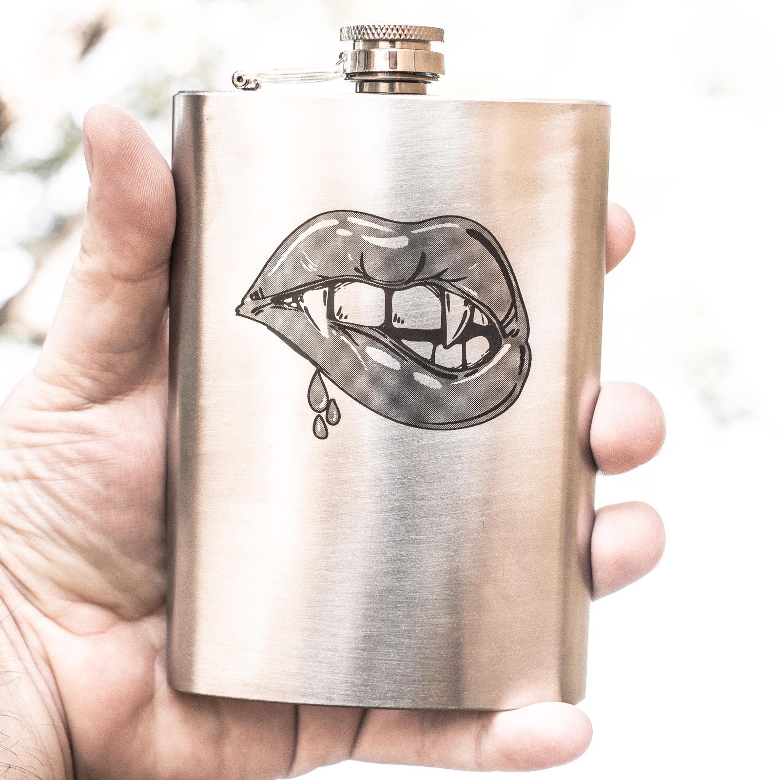 8oz His & Hers - Vampire - Stainless Steel Flask Set of Two | eBay
