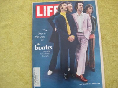 Vintage BEATLES Life Magazine Sept 13, 1968 The Days In The Lives Of ...