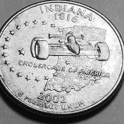 2002 P Indiana Statehood quarter | eBay