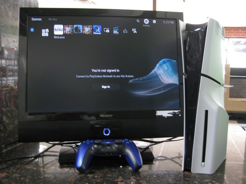 WOW! Sony PlayStation 5 Slim Disc Edition(CFI-2015) W/Controller Power ...