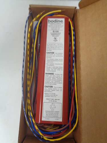 Electric Emergency Light Ballast, Bodine 100 (I5) | eBay