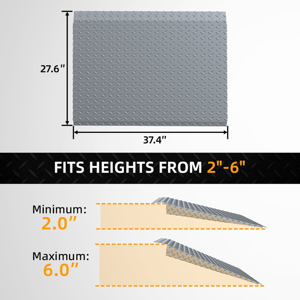 Door Threshold Ramp Handicap Doorway Wheelchairs Carts 800LBS Mobility ...
