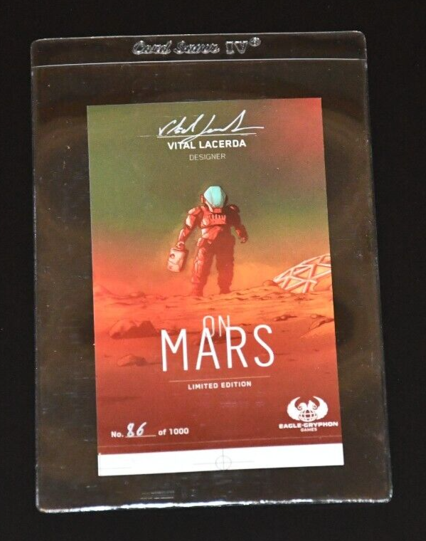 Vital Lacerda On Mars Autograph Sticker #86 of 1000 Kickstarter ...