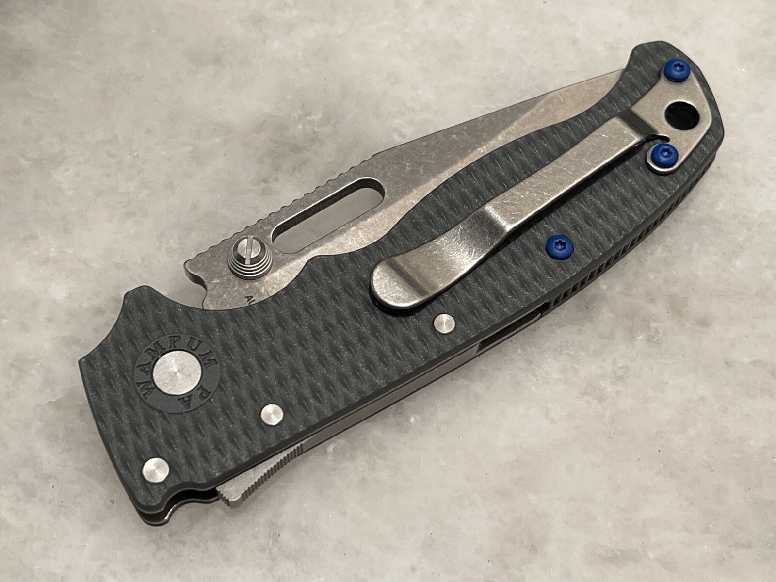 Blue Stainless Screw Set For Andrew Demko 20.5 Knife Pivot, Scale ...