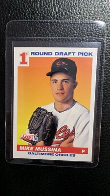 1991 SCORE #383 MIKE MUSSINA ROOKIE CARD RC ORIOLES YANKEES | eBay