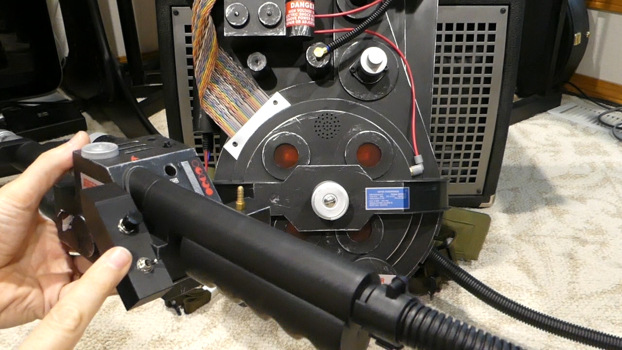 Life-Size Spirit Halloween Proton Pack Trigger Box Real Switches ...