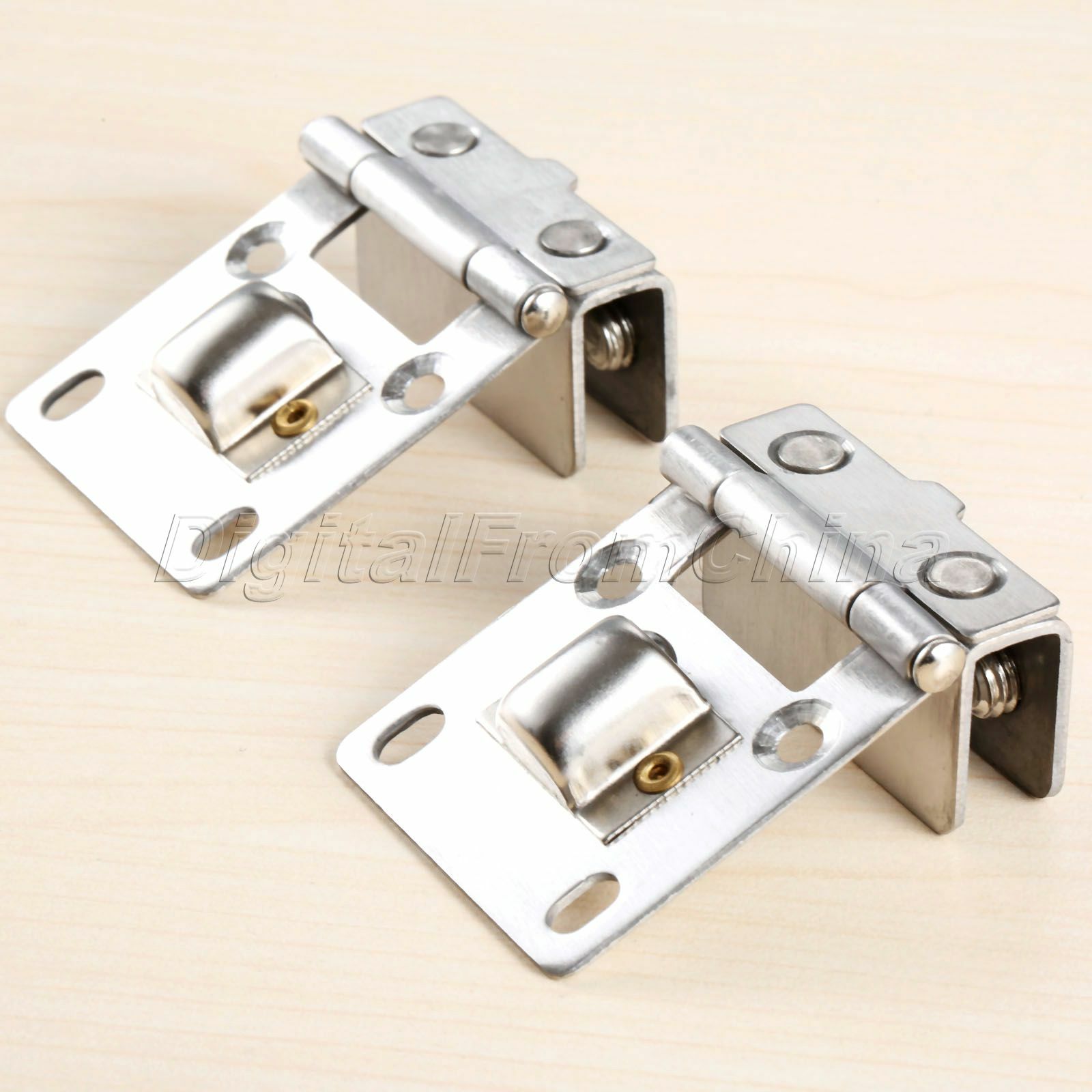 Wall Mounted Stainless Steel Door Glass Clamps Pivot Hinges For 5mm-8mm ...