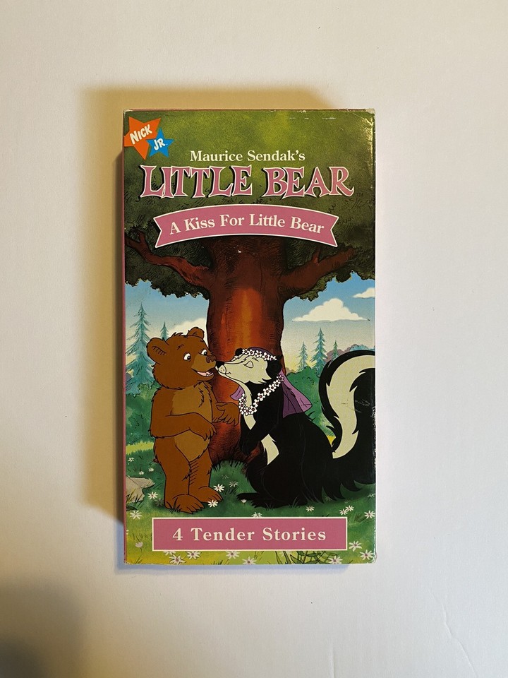Vintage Nickelodeon Little Bear Kiss For Little Bear Vhs Tape Nick Jr ...