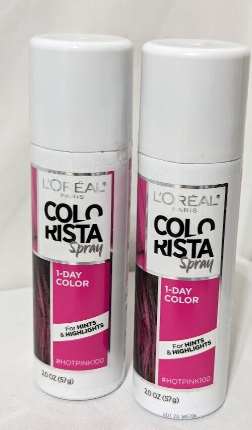 2 x L'Oreal Colorista 1-Day Temporary Hair Color Spray 2oz – CHOOSE ...