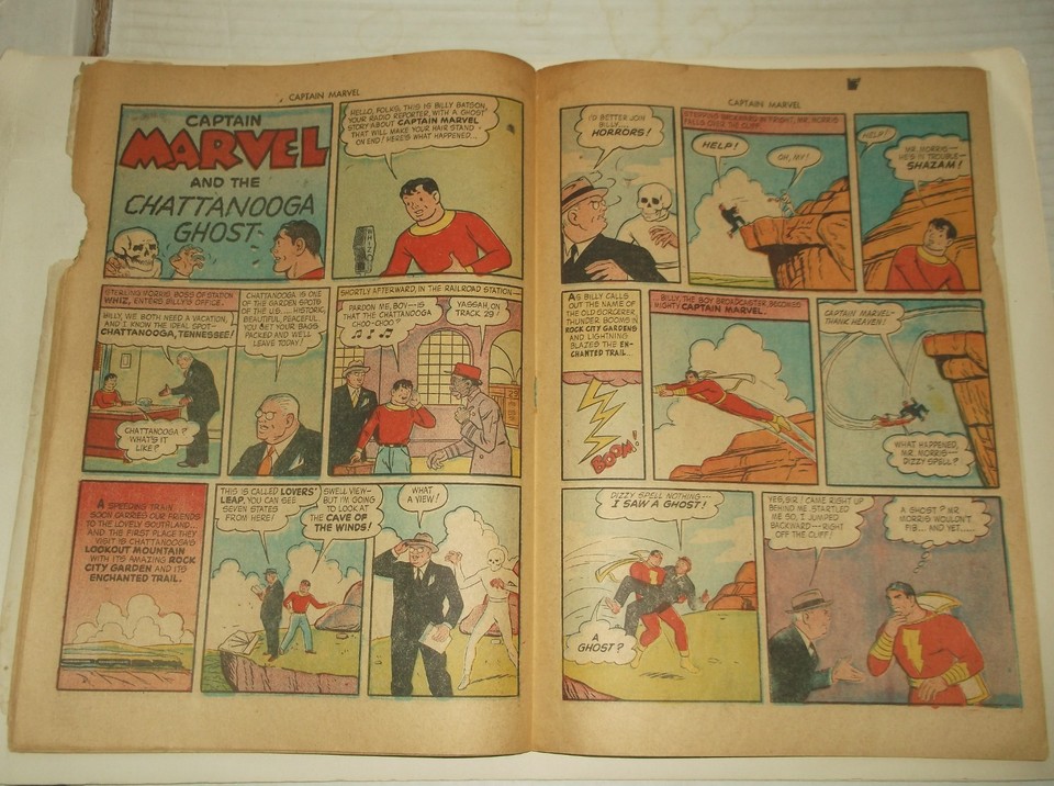 FAWCETT PUB: CAPTAIN MARVEL ADVENTURES #38. RARE GOLDEN AGE, MOVIE ...