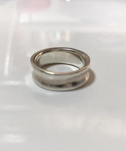 Bizarre Silver Ring US9.5 Simple Design | eBay