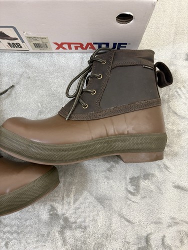 Filson x Xtratuf 6" Legacy Lace Boots Men's 8 Brown Olive Green Duck ...