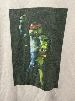 Supreme x Ninja Turtles Raphael Tee pink Dead Stock Size Large | eBay