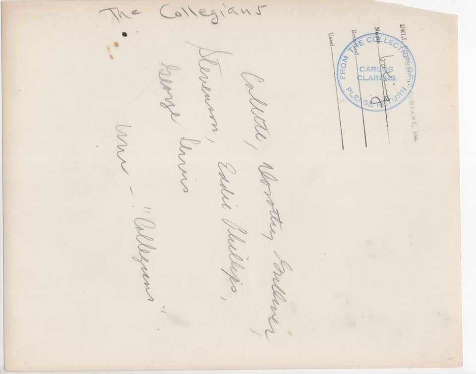 The Collegians George J. Lewis Dorothy Gulliver Boxing Orig 1926 8x10 ...