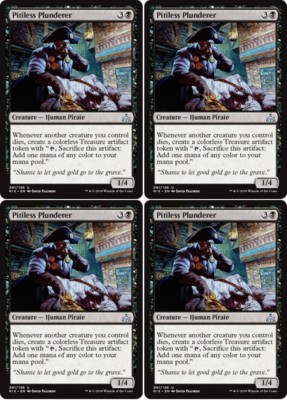 MTG - 4x PITILESS PLUNDERER - Rivals of Ixalan (U) | eBay Australia